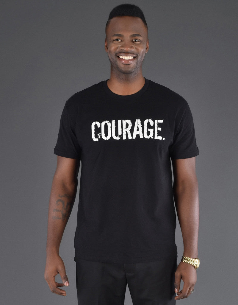 Men's COURAGE. T-Shirt – the word changes
