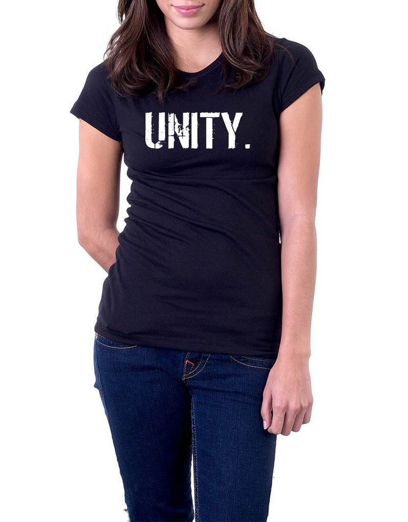 B&W Women's oneWORD UNITY T-shirt – the word changes